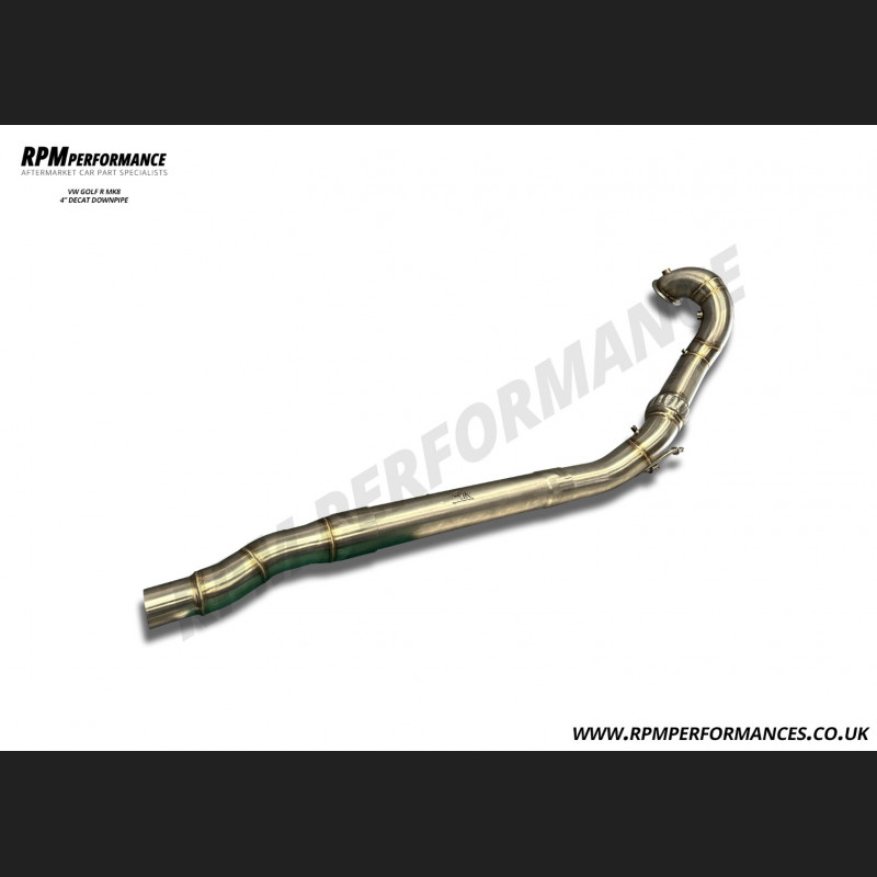 VW Golf R Mk8 2.0 TSI (21>) Downpipe Decat 4"- 3.5"
