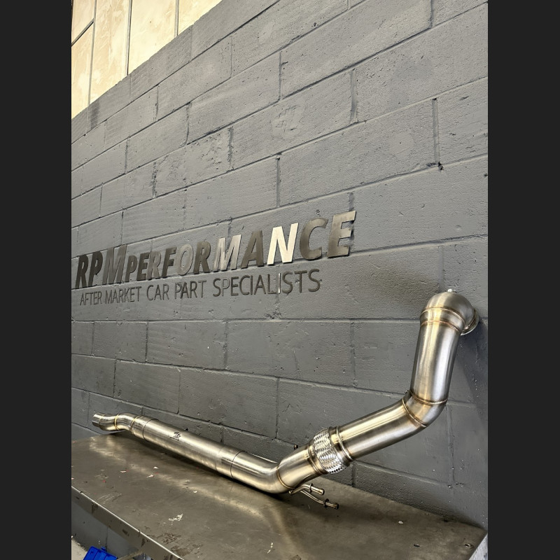 VW Golf R Mk8 2.0 TSI (21>) Downpipe Decat 4"- 3.5"