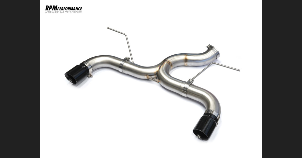 BMW 335D F30 F31 Back Box Delete Dual Exit Exhaust