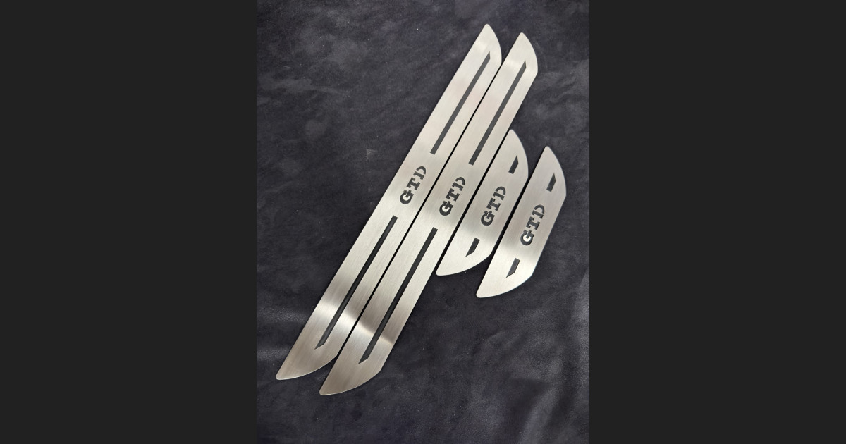 VW Golf GTD MK7 / 7.5 Stainless Sill Protector Plates